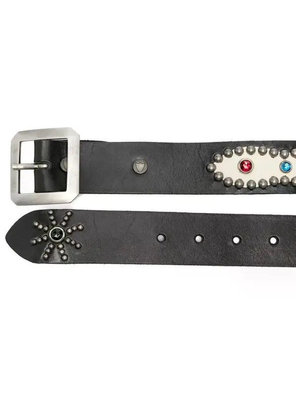 HTC LOS ANGELES American Embellished Buckle Belt