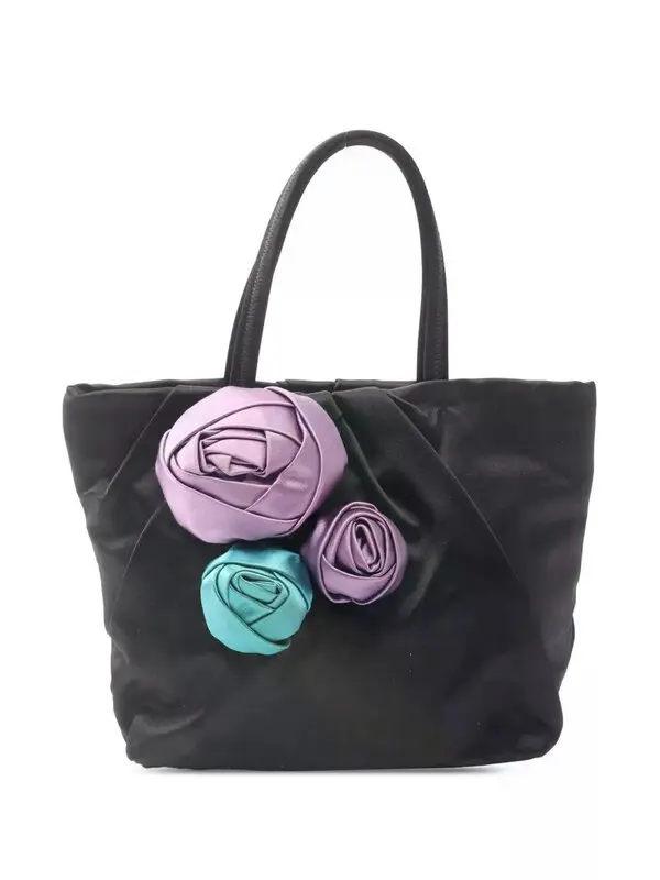 Prada 2010-2025 Satin Floral Handbag