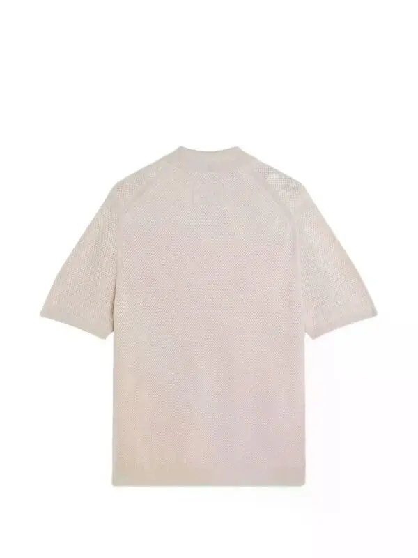Maison Kitsuné Knitted Polo Shirt