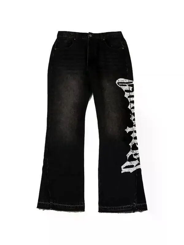 GODSPEED Og-logo Flared Jeans - Black