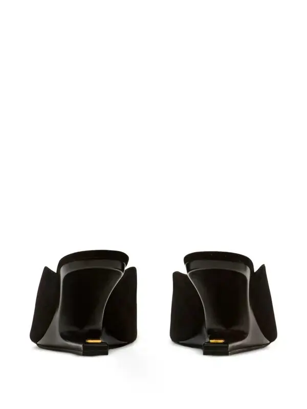 Balmain Open-toe Mule Sandals - Black