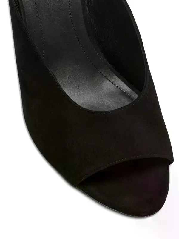 Balmain Open-toe Mule Sandals - Black