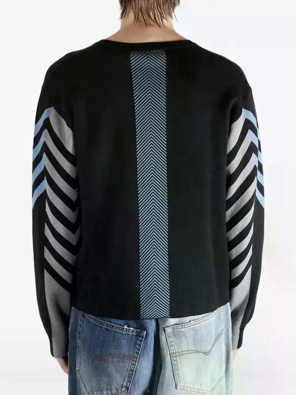 KIKO KOSTADINOV Chevron-pattern Sweatshirt