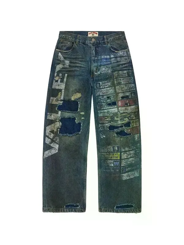 VALE FOREVER Distressed Jeans