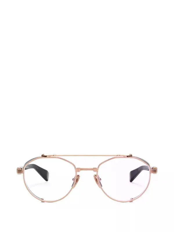 Balmain Round Frame Eyeglasses - Pink