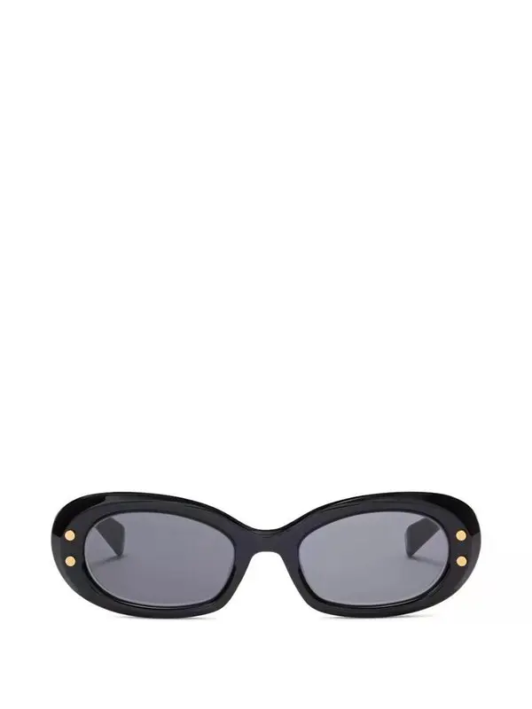 Balmain Oval-frame Sunglasses - Black