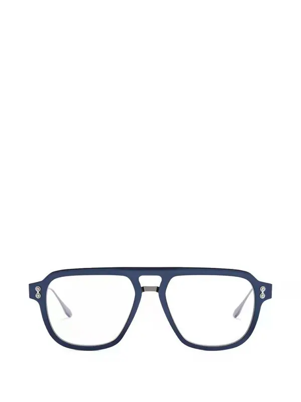 AKONI Argo Geometric-frame Eyeglasses - Blue