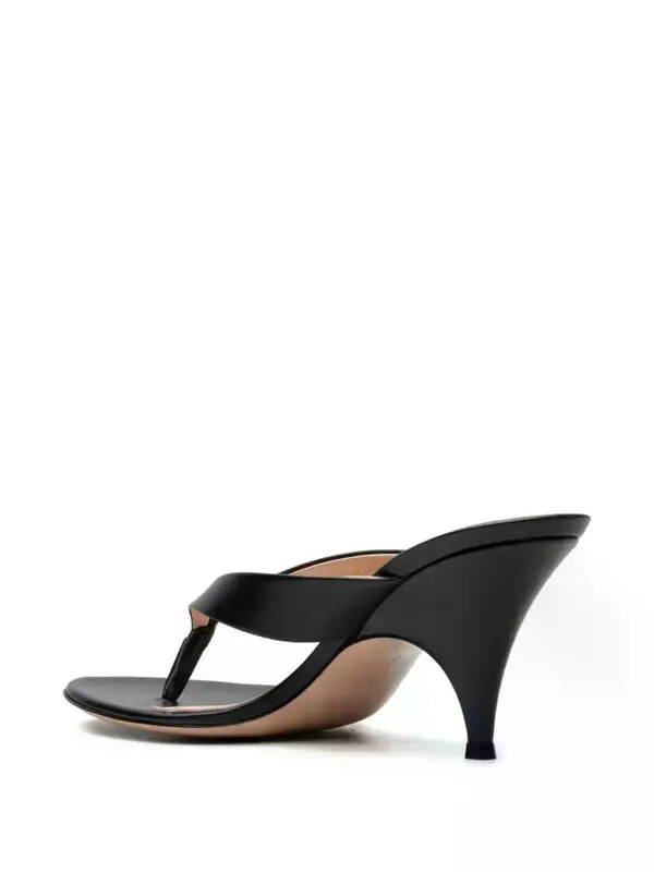 GIANVITO ROSSI Sofia Thong Sandals - Black