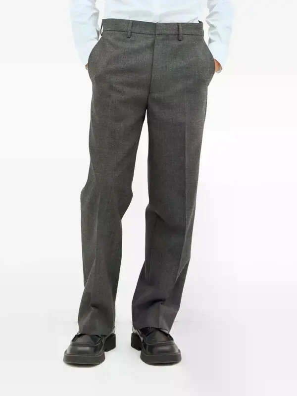 Miu Miu Logo-patch Trousers