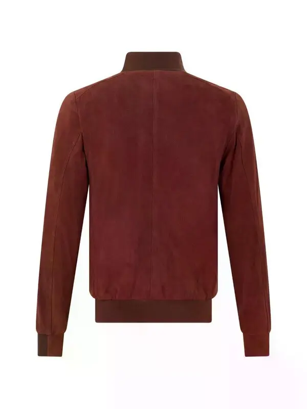 MOORER Pocket Bomber Jacket - Red