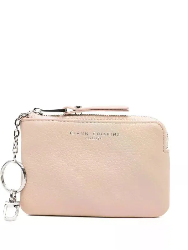 GIANNI CHIARINI Grained Leather Wallet - Neutrals
