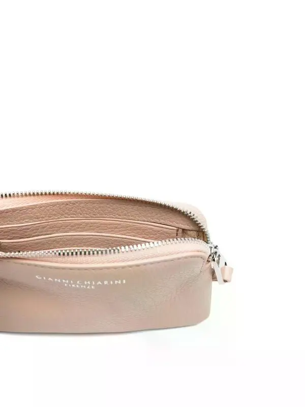 GIANNI CHIARINI Grained Leather Wallet - Neutrals