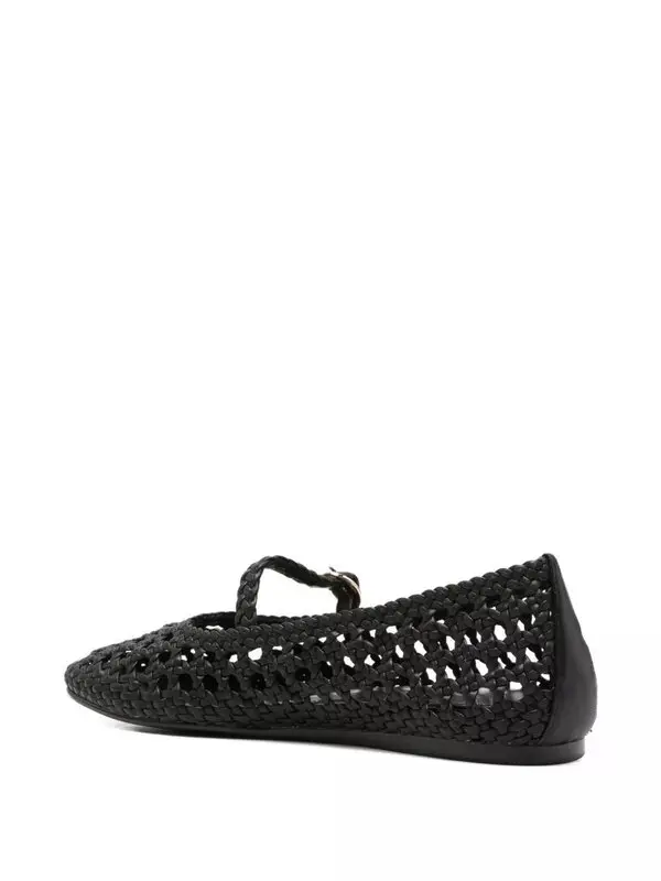 ZOLFO Woven Strap Ballet Flats