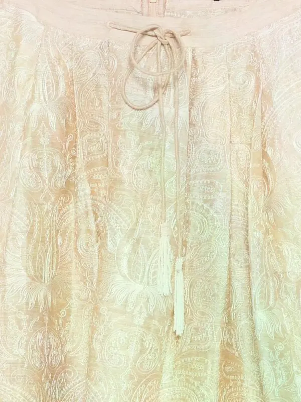 Seventy Floral A-line Skirt - Neutrals