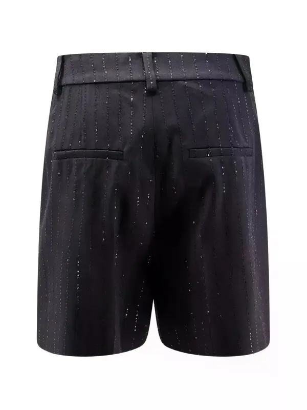Max Mara Sequin-embellished Shorts - Black