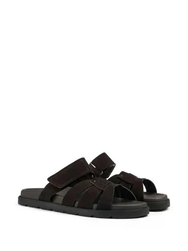 DOUCAL'S Suede Strappy Sandals - Brown