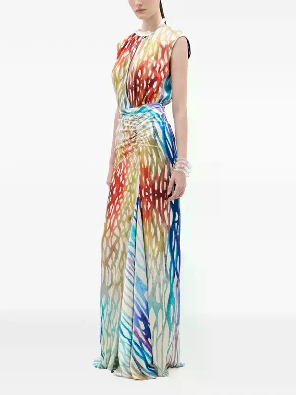 Silvia Tcherassi Samaira Printed Maxi Dress