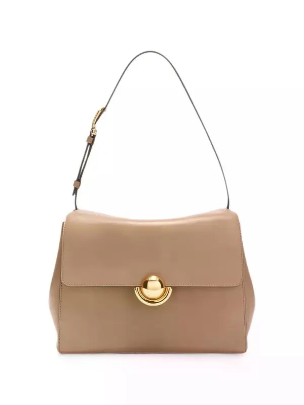 Furla Domus S Leather Shoulder Bag - Neutrals
