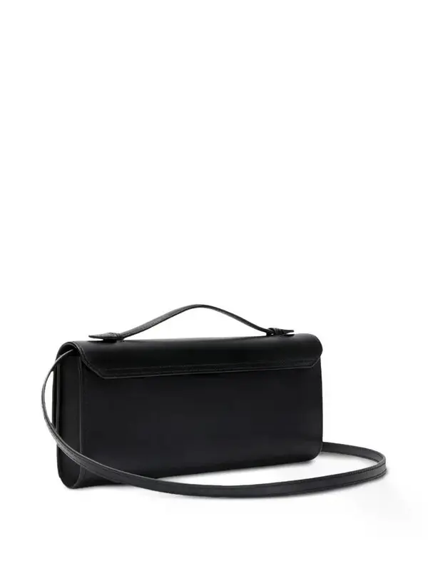 Furla Clara Leather Clutch Bag - Black