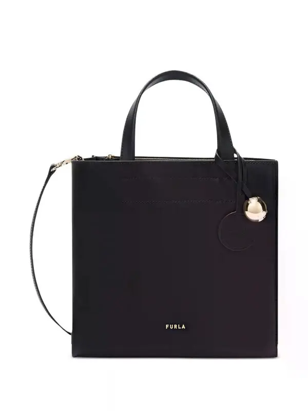 Furla Small Tote Bag With Detachable Shoulder Strap - Black