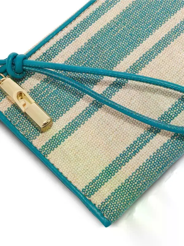 Furla Iride Striped Clutch - Blue
