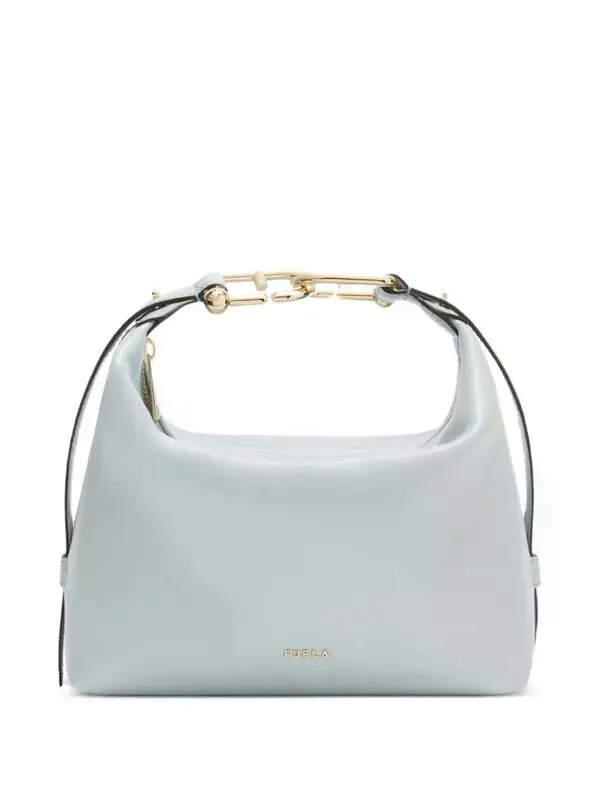 Furla Tonie Leather Clutch Bag - Blue