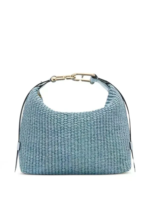 Furla Tonie Woven Shoulder Bag - Blue