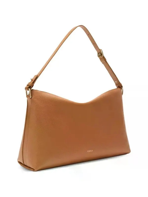 Furla Charm Zip Shoulder Bag - Brown