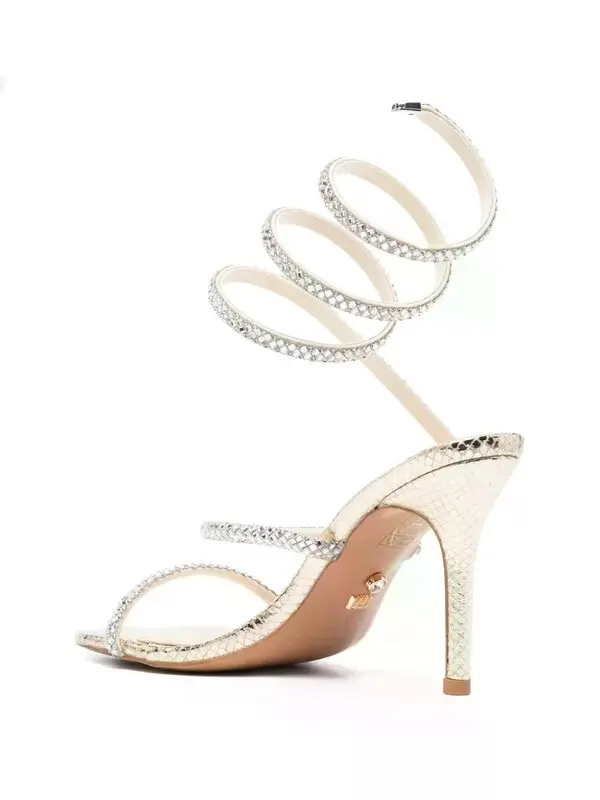 TWENTY FOURHAITCH Zejda Embellished Spiral Sandals