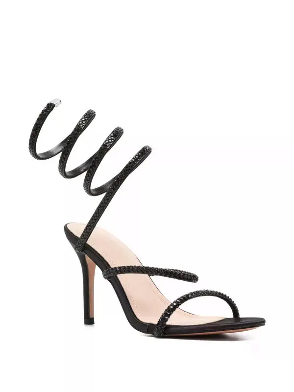 TWENTY FOURHAITCH Zeja Embellished Spiral Sandals