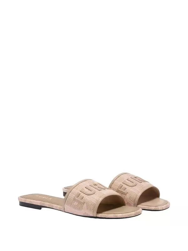 Furla Logo Sandals - Pink