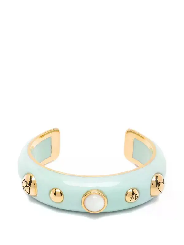 AURÉLIE BIDERMANN Dysie Turquoise Bracelet - Gold