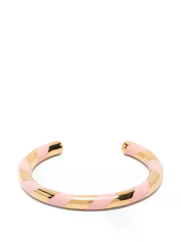 AURÉLIE BIDERMANN Positano Striped Bracelet - Gold