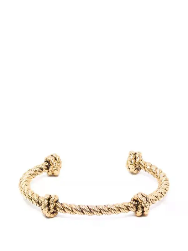 AURÉLIE BIDERMANN Palazzo Knot Bangle - Gold