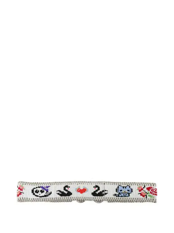 CHOPOVA LOWENA Safety Pin Beaded Belt