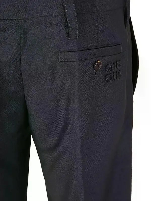 Miu Miu Embroidered Trousers