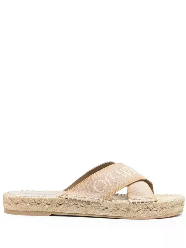 Off-White Bookish Criss-cross Espadrilles