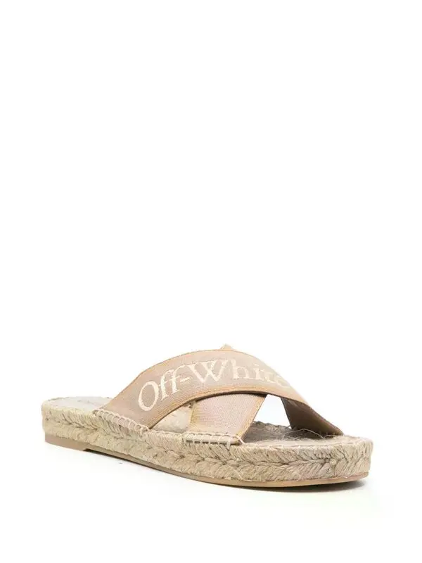 Off-White Bookish Criss-cross Espadrilles
