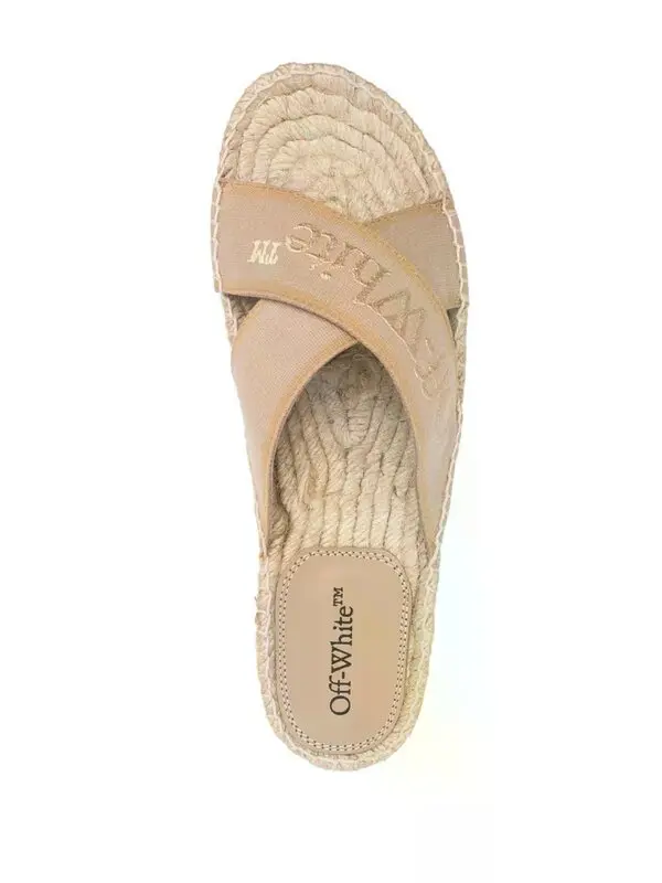 Off-White Bookish Criss-cross Espadrilles