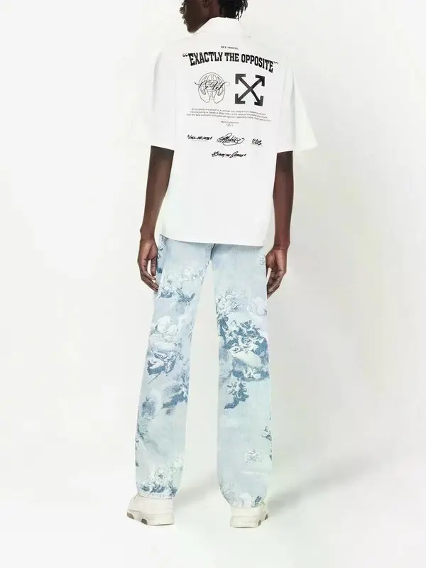 Off-White Exact Opp-print Short-sleeved Shirt