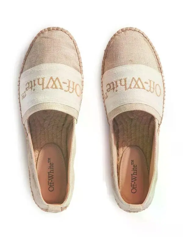 Off-White Bookish Canvas Espadrilles