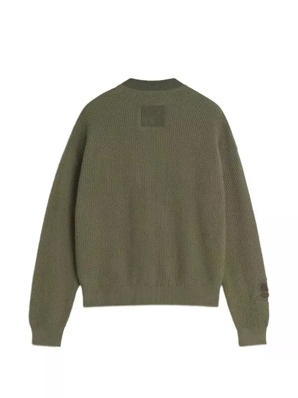 Maison Kitsuné Appliqué Buttoned Cardigan