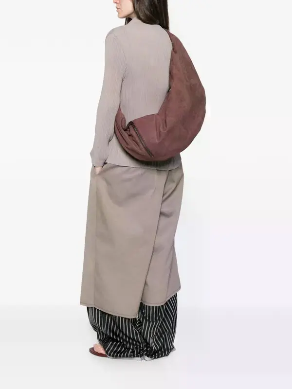 AUTENTICA 504 Knot Zip Leather Bag