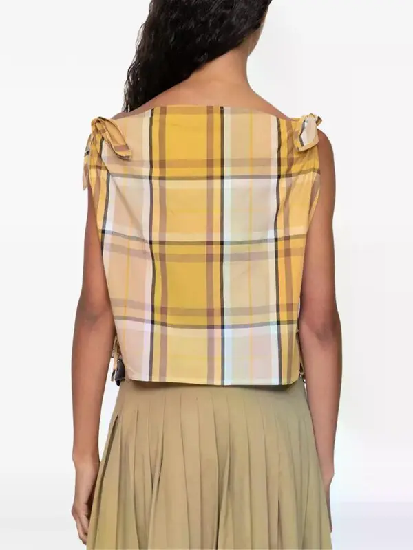 Sea Copeland Plaid Top