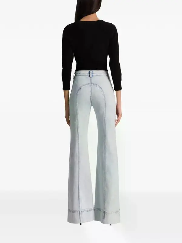 Alice + Olivia Wide-leg Jeans - Blue