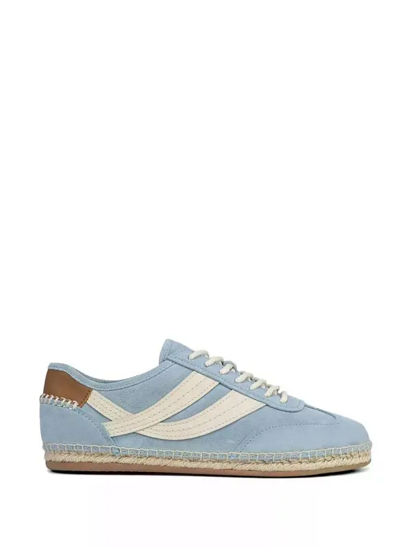 Vince Lace-up Espadrille Sneakers - Blue