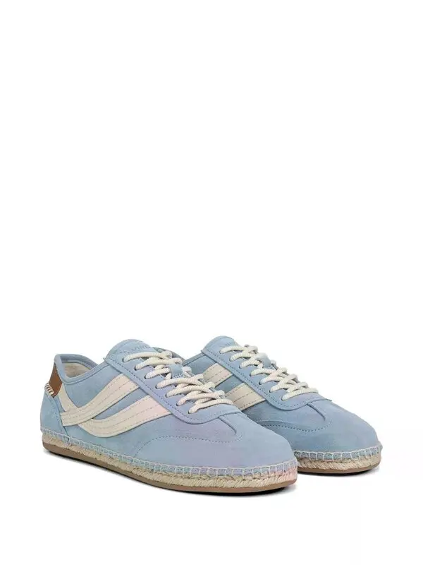 Vince Lace-up Espadrille Sneakers - Blue