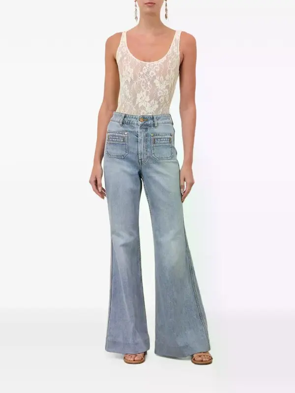 Zimmermann Flared Jeans - Blue