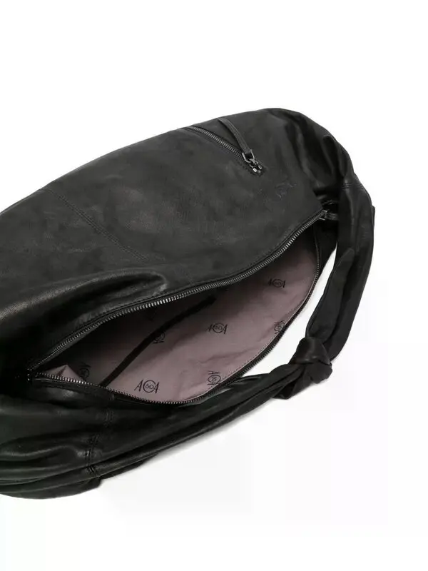 AUTENTICA 504 Knot Zip Leather Backpack