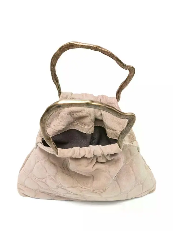 AUTENTICA 504 Embossed Top-handle Tote Bag